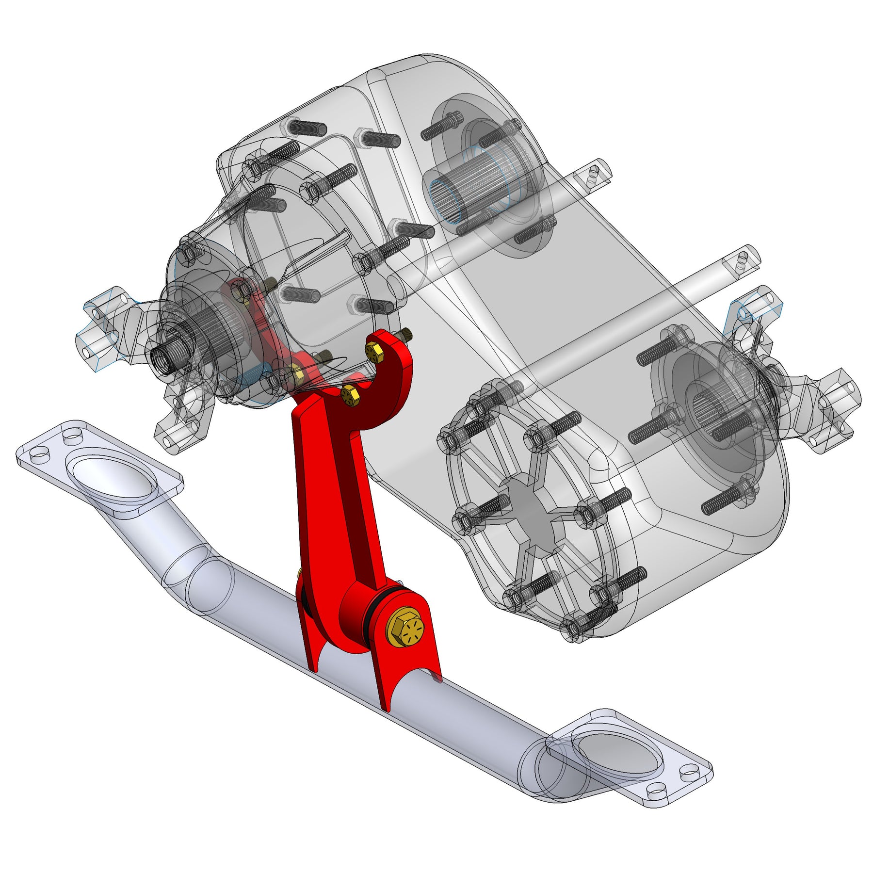 Transfer Case Support Kit - NP205 - TMR Customs