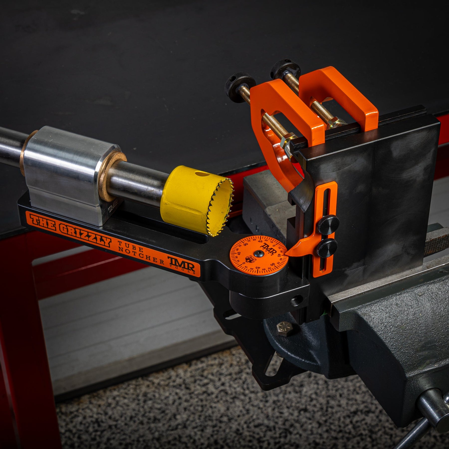 THE GRIZZLY Hole Saw Tube Notcher – TMR Customs