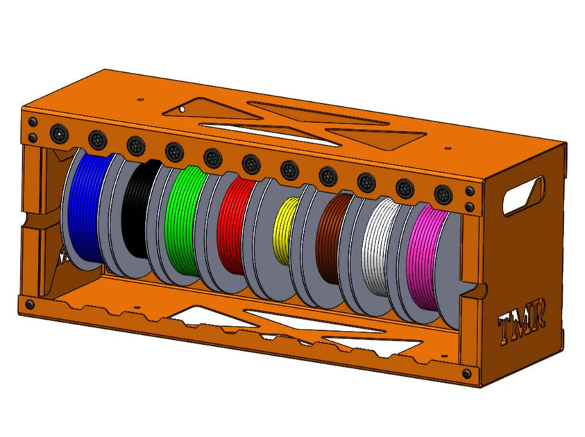 Large Wire Spool Organizer Rack – TMR Customs