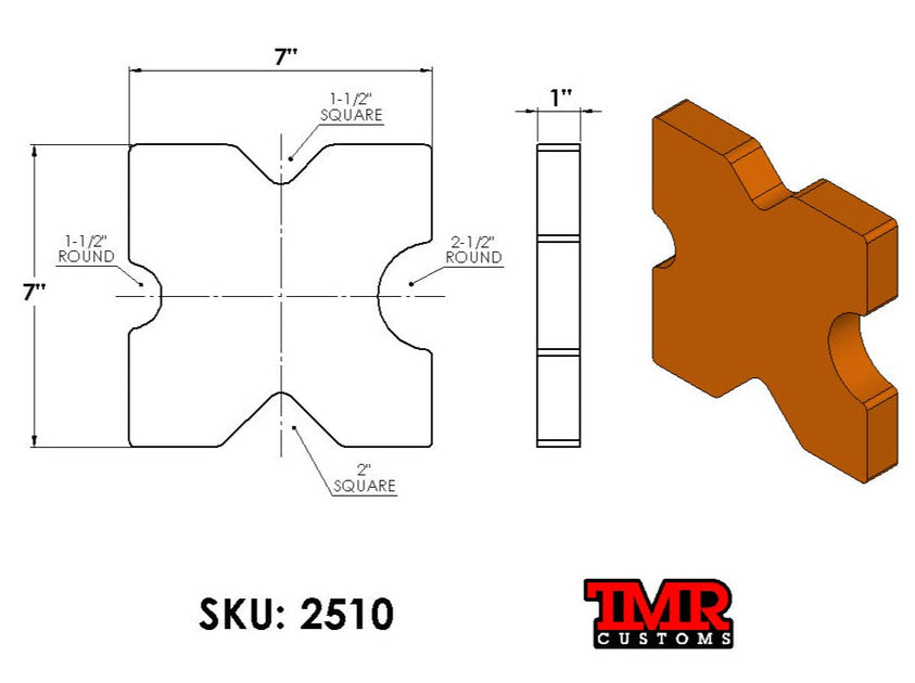 Shop Press Plates - 7" x 7" – TMR Customs