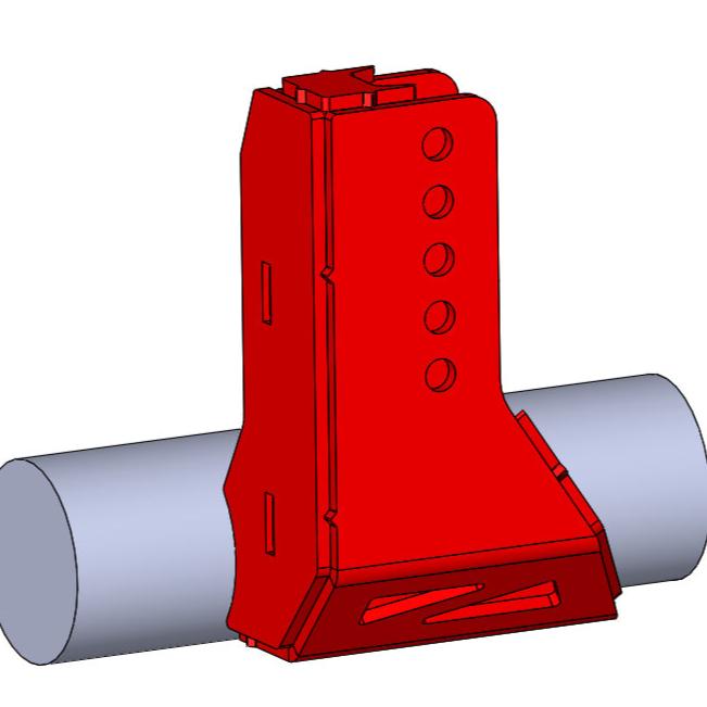 Adjustable Track Bar Bracket - Axle Mount - EXTENDED HEIGHT – TMR Customs