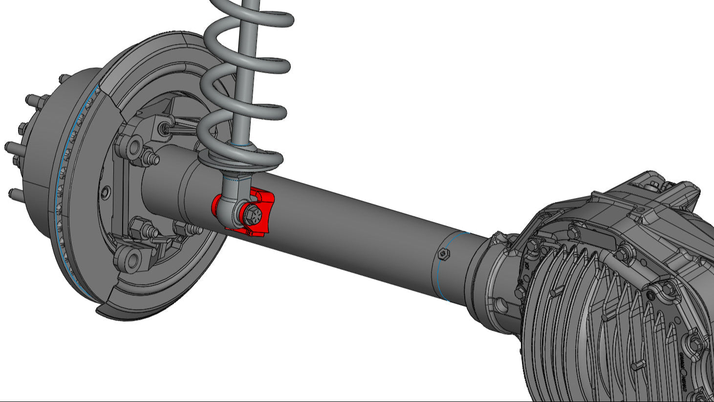 Axle Tube Shock Brackets (Parallel) – TMR Customs