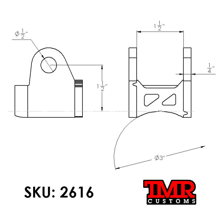 Shock & Suspension Brackets - Mount Tabs – TMR Customs