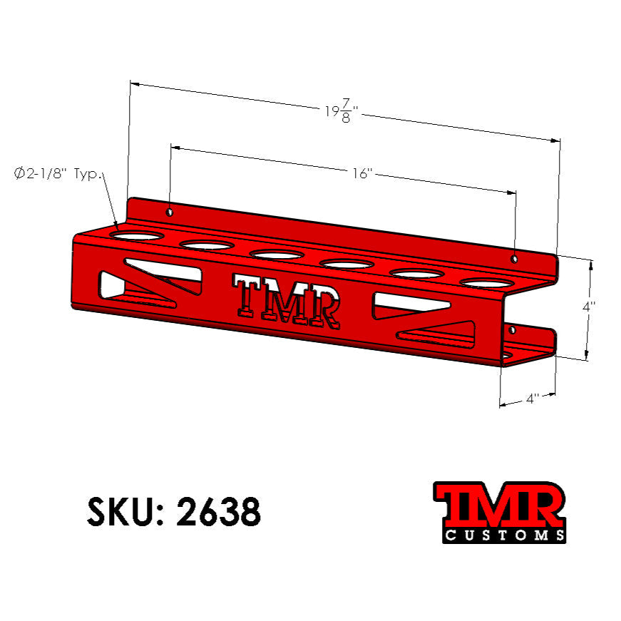 TIG Rod Holder - Storage Rack for TIG Rod Tubes – TMR Customs