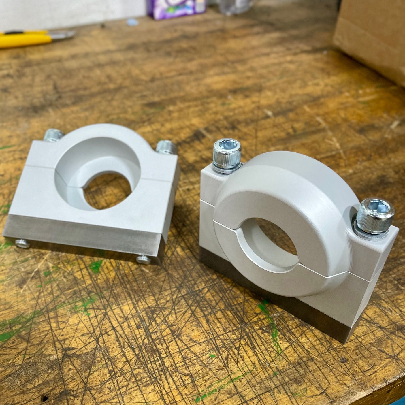 Double Ended Steering Cylinder Capture Clamps – TMR Customs