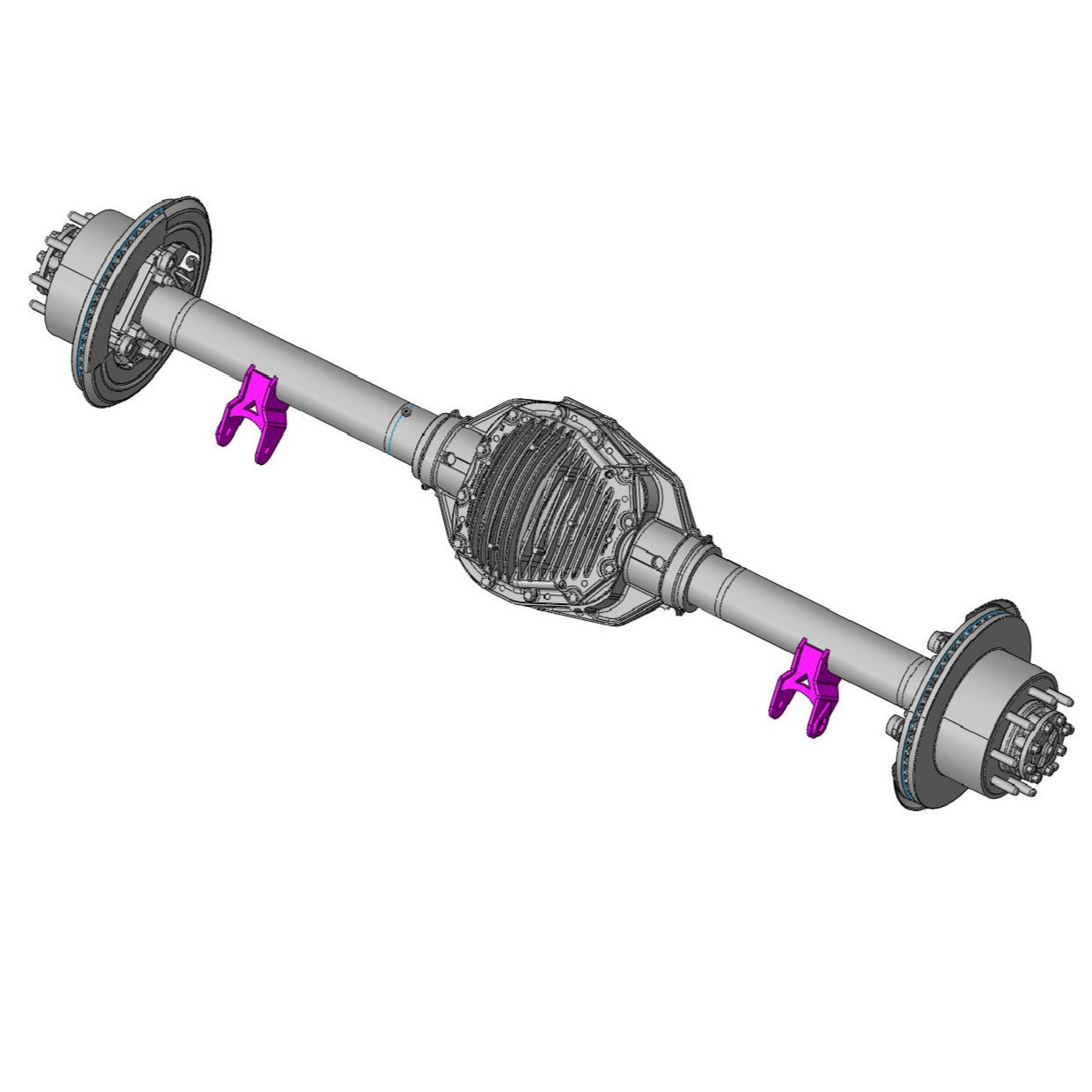 Universal DIY Traction Bar Brackets - Axle Mount (3.5" Tube) – TMR Customs