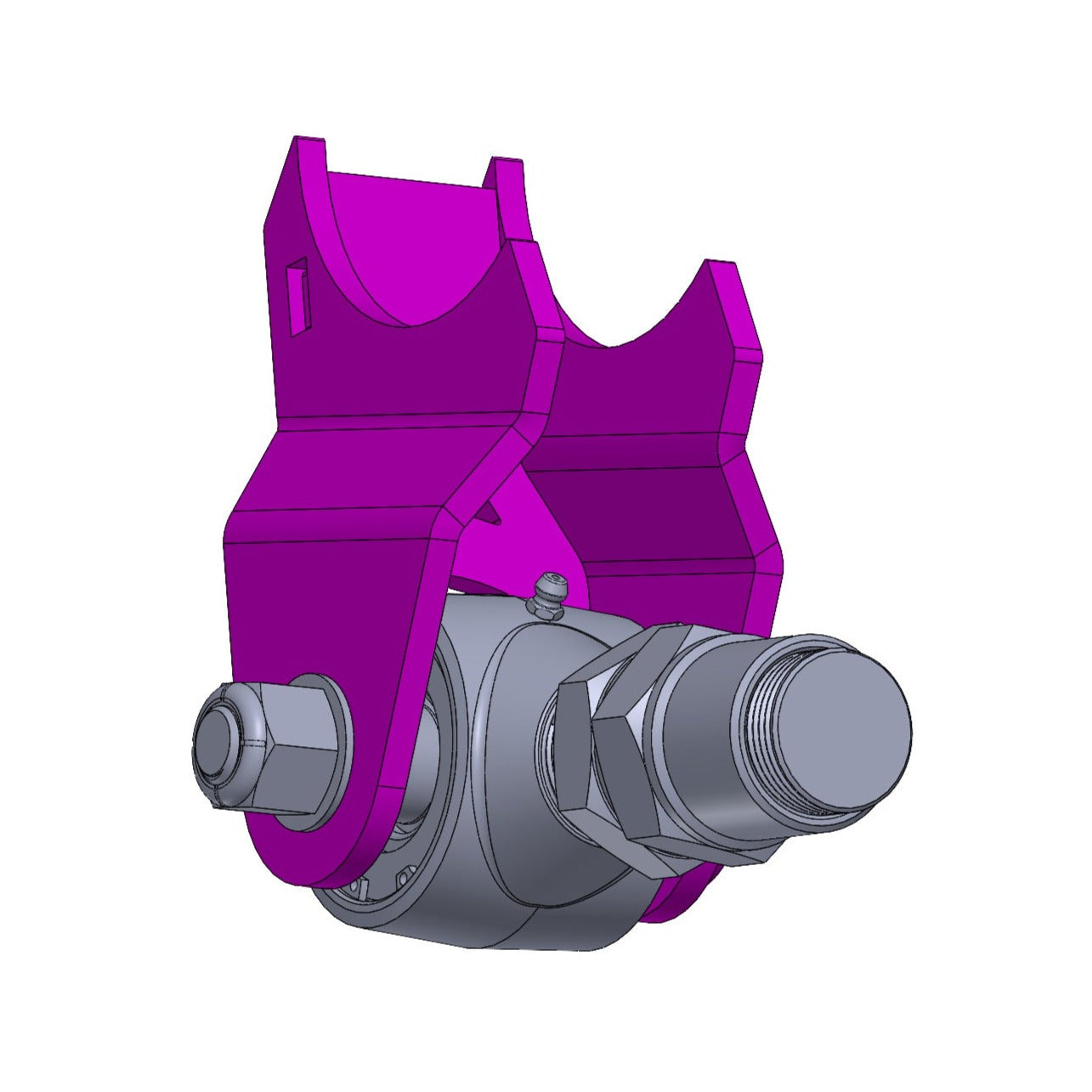 Universal DIY Traction Bar Brackets - Axle Mount (3.5" Tube) – TMR Customs