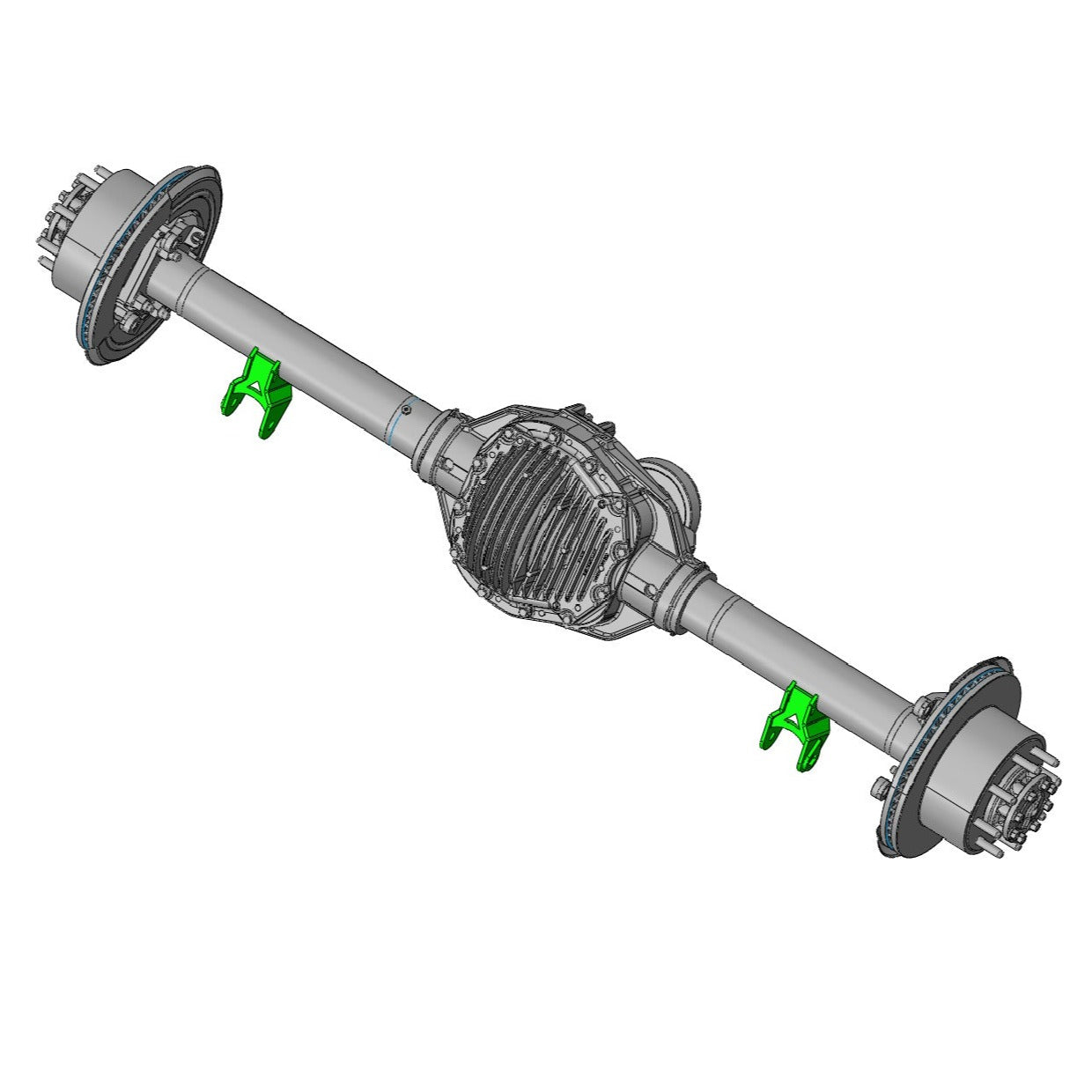 Universal DIY Traction Bar Brackets - Axle Mount (4" Tube) – TMR Customs