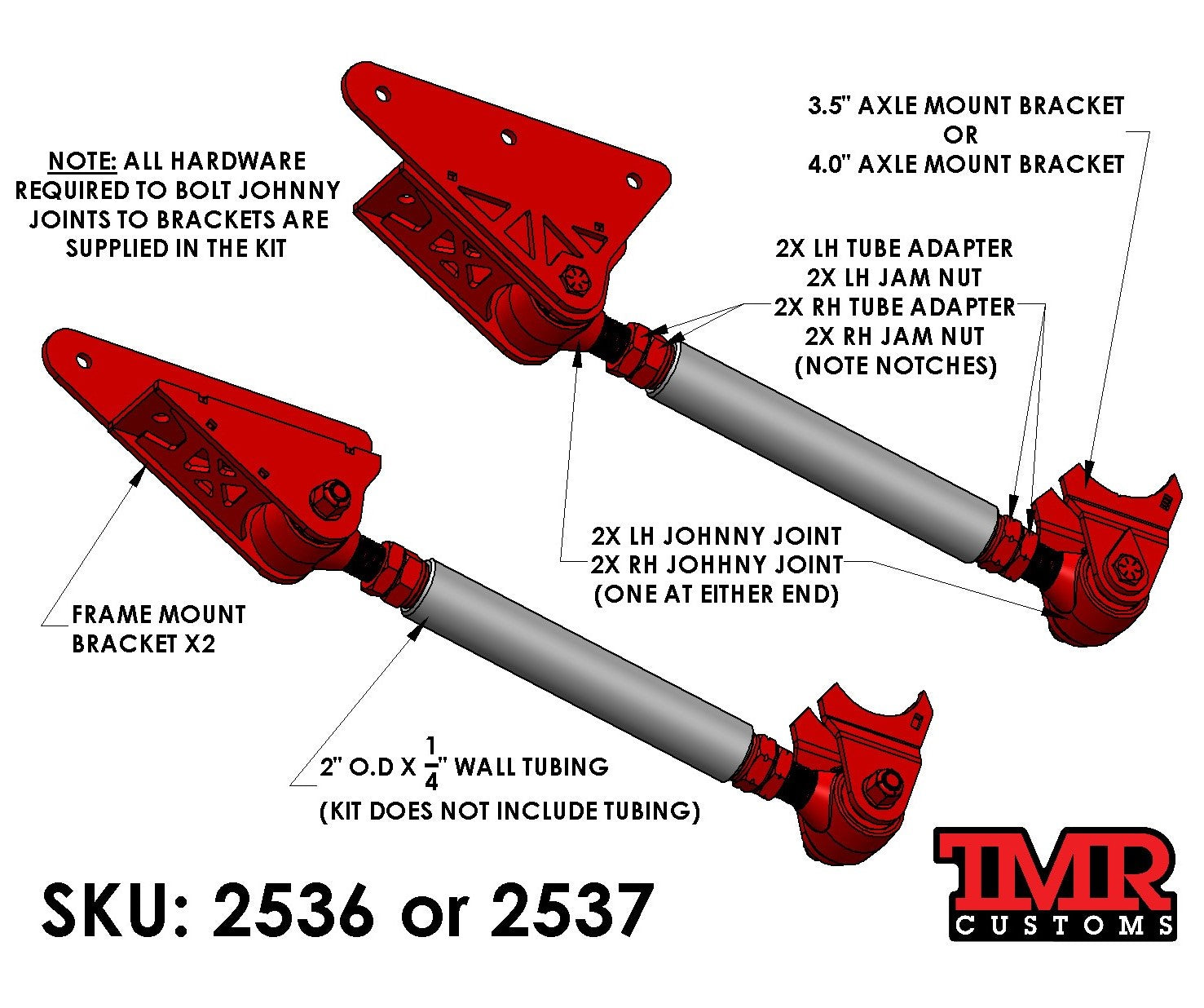 Universal DIY Traction Bar KIT – TMR Customs