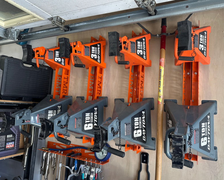 Daytona (Harbor Freight) Jack Stand Storage Rack - PAIR – TMR Customs