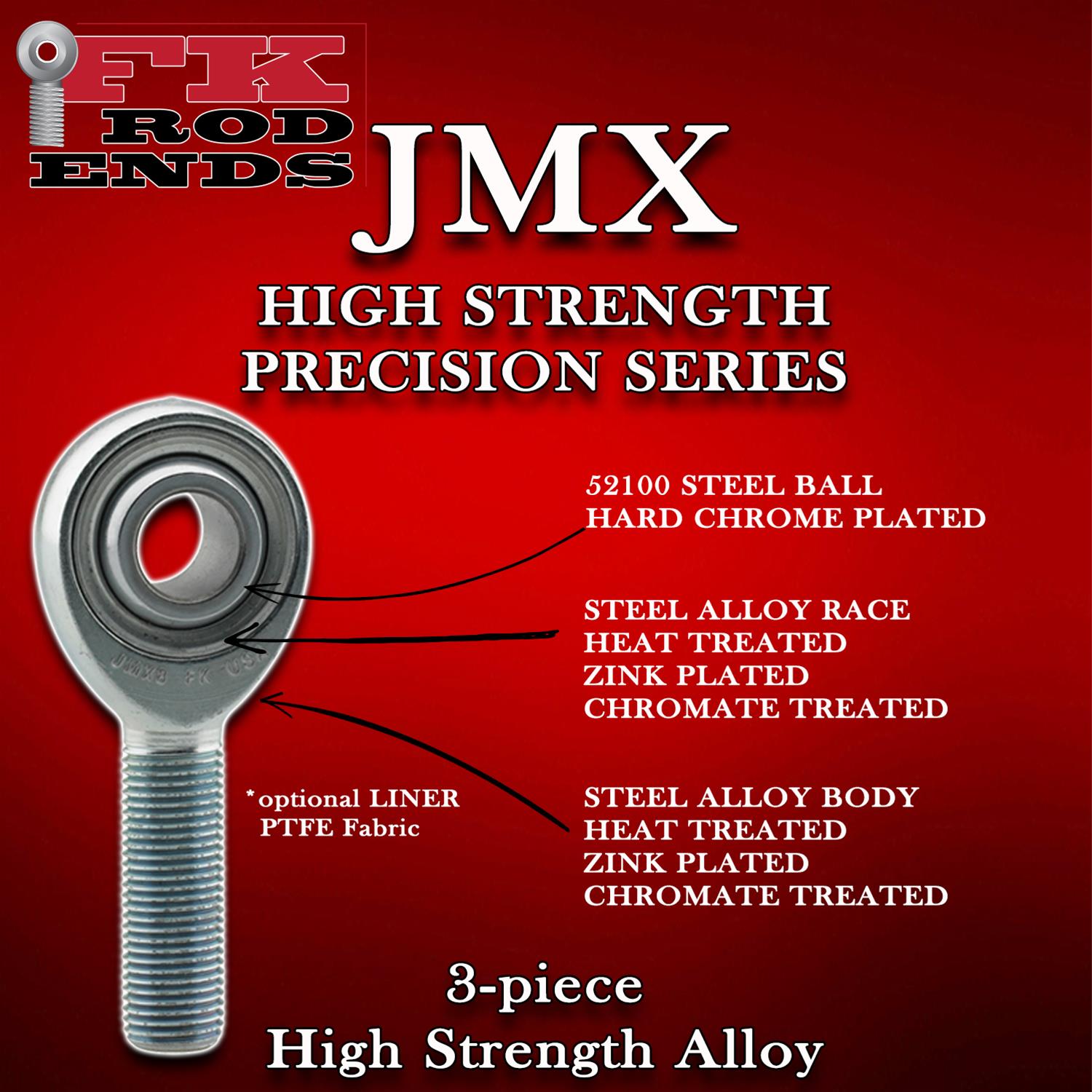 FK Rod End - 3/4"-16 Thread, 3/4" Hole – TMR Customs