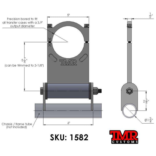 ATLAS Transfer Case Support/Ring KIT - TMR Customs