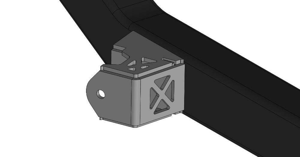 Frame Mount Upper Link Bracket (0 or 22 degree offset) – TMR Customs