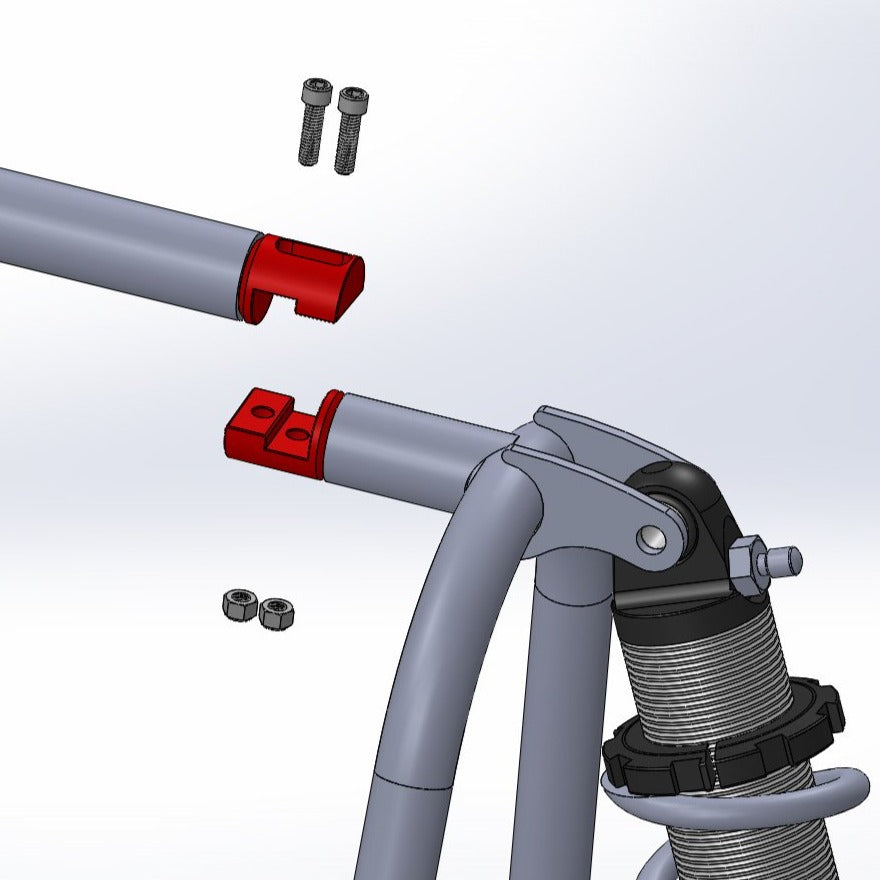 Interlocking ID Tube Clamp - Round - TMR Customs