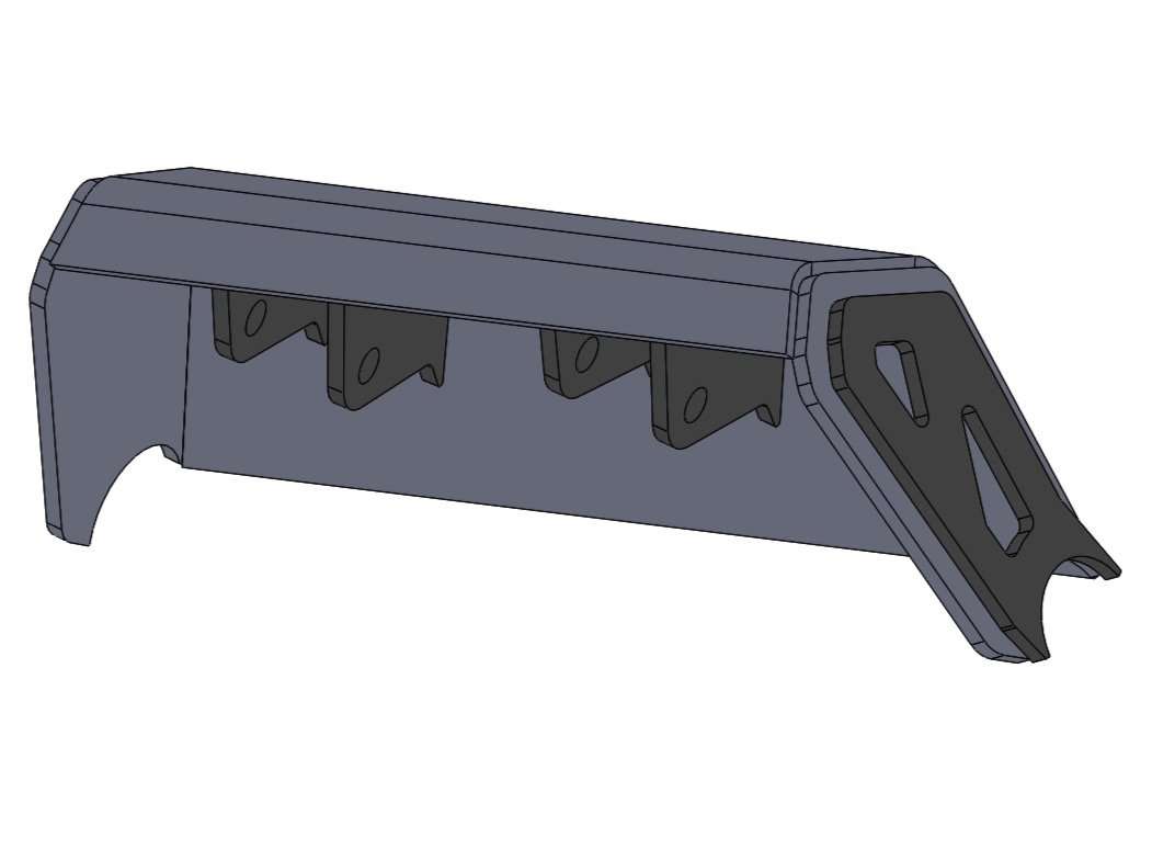 Chassis Side Dual Shock Brackets – TMR Customs