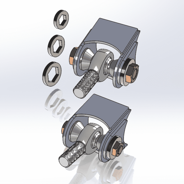 Deuling Design Captured Nut Plates - 8 PACK – TMR Customs