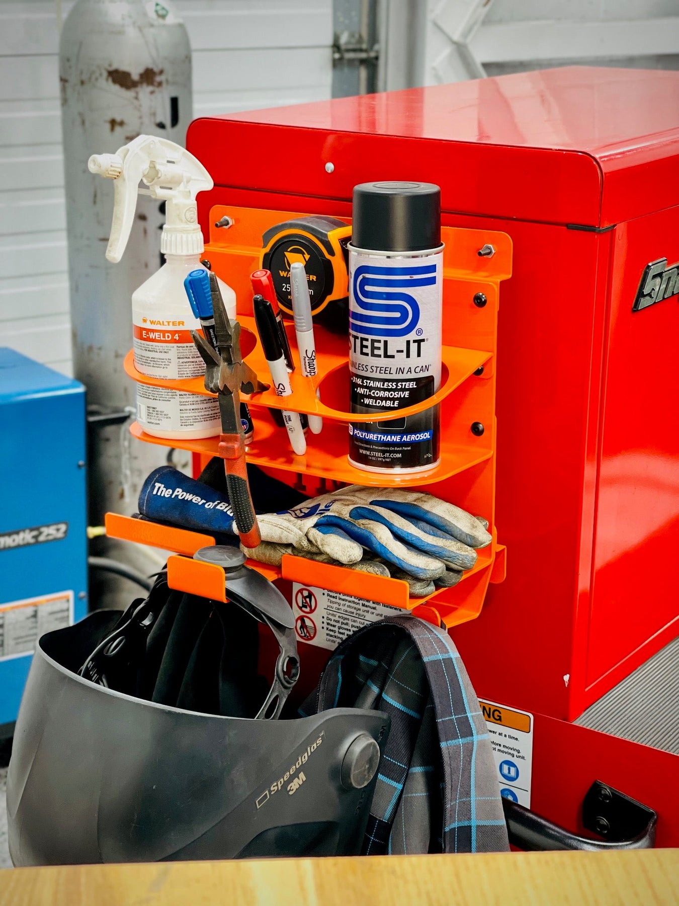 Wall Mount Weld Organizer - The Whole Shebang – TMR Customs
