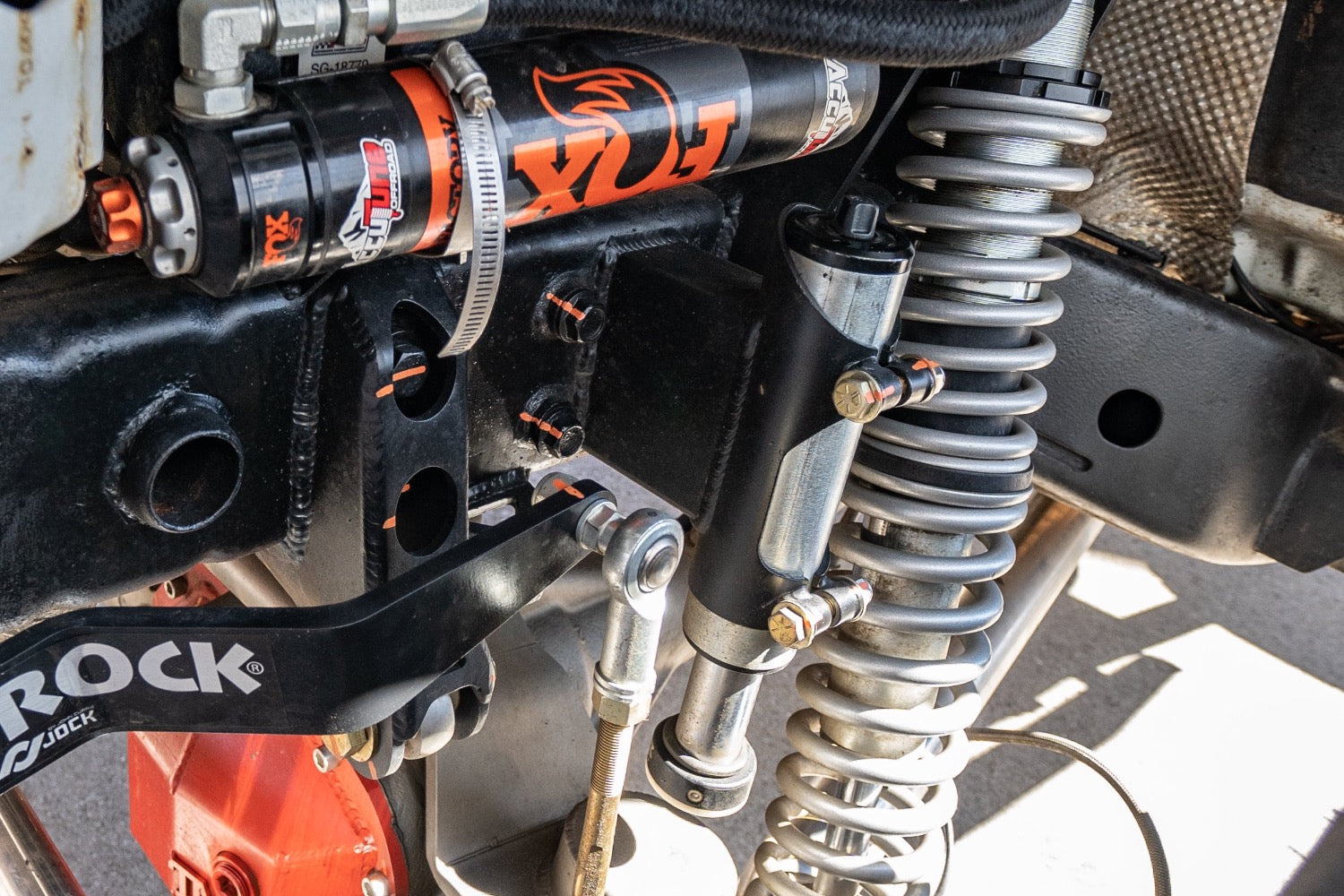 JK 1 TON Swap - Frame Track Bar Bracket - FRONT – TMR Customs