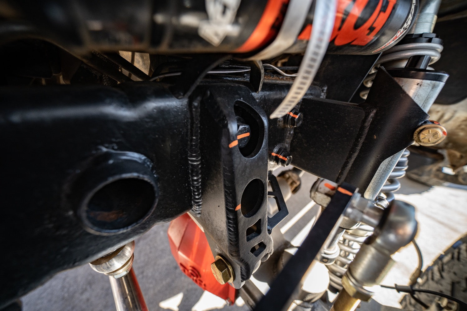 JK 1 TON Swap - Frame Track Bar Bracket - FRONT – TMR Customs