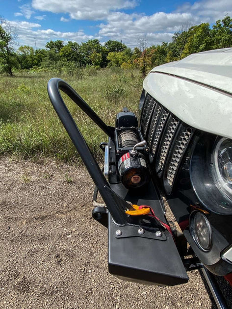 Jeep Wrangler JK Front Bumper with Stinger – TMR Customs