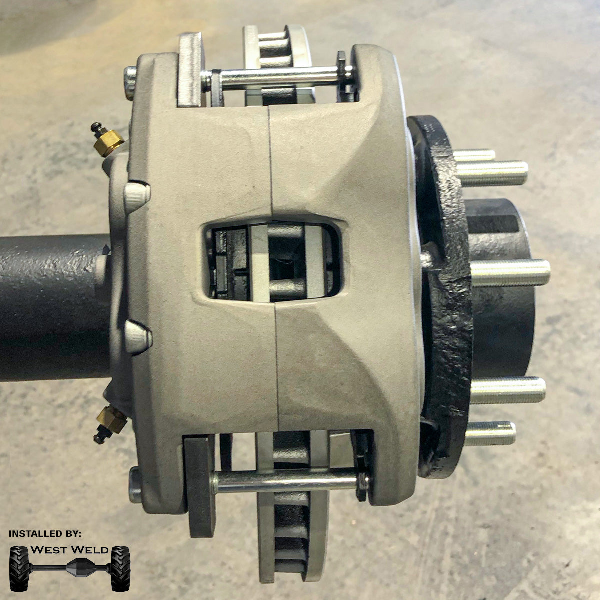 14 Bolt Rear Disc Brake Conversion Brackets – TMR Customs