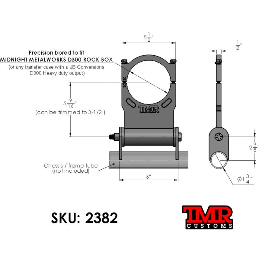 ATLAS Transfer Case Support/Ring KIT - TMR Customs