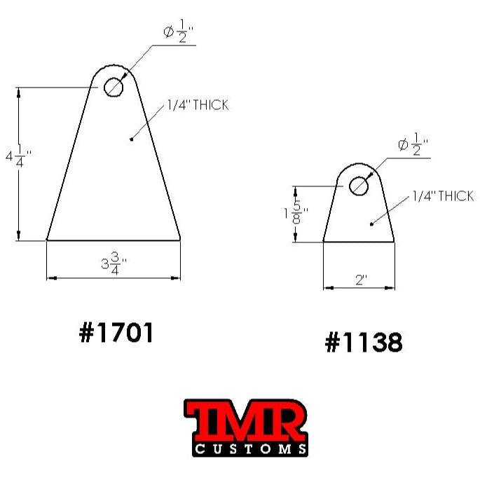 Shock & Suspension Brackets - Mount Tabs – Page 4 – TMR Customs