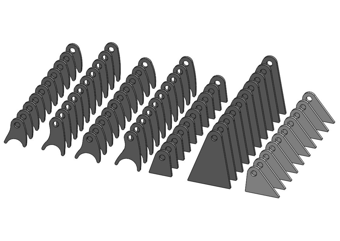 BULK PACK - SHOCK TABS – TMR Customs