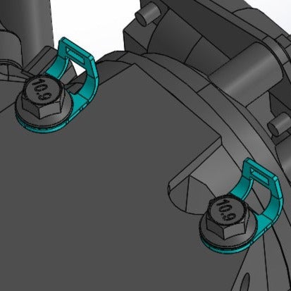 LARGE Bolt On Zip Tie Tab/Cable Tie Tab - 50 Pack – TMR Customs