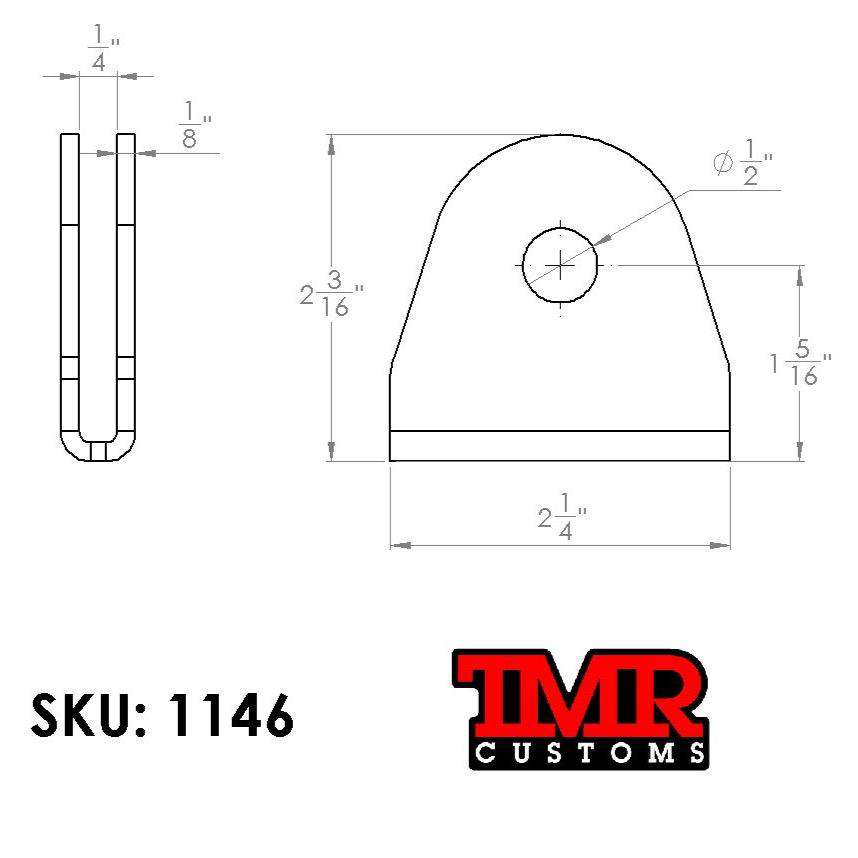Shock & Suspension Brackets - Mount Tabs – TMR Customs