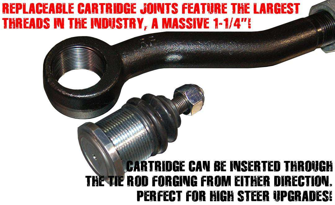 2.5 TON Jeep JK Tie Rod - 7075 ALUMINUM – TMR Customs