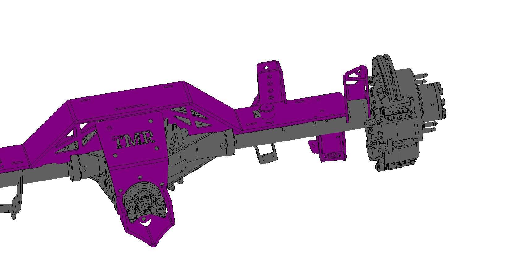 JK 1 TON Axle Swap Truss - Rear 14 Bolt – TMR Customs