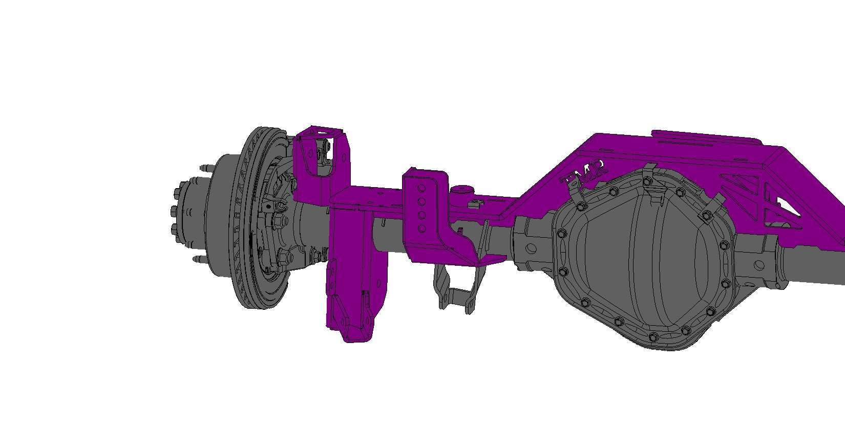 JK 1 TON Axle Swap Truss - Rear 14 Bolt – TMR Customs