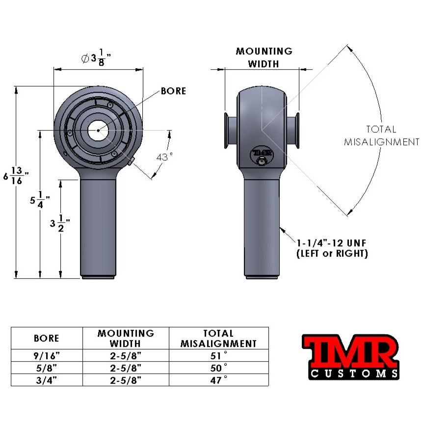 Offroad Heim Joints - Heim Joint Kit - Lifetime Heims – TMR Customs