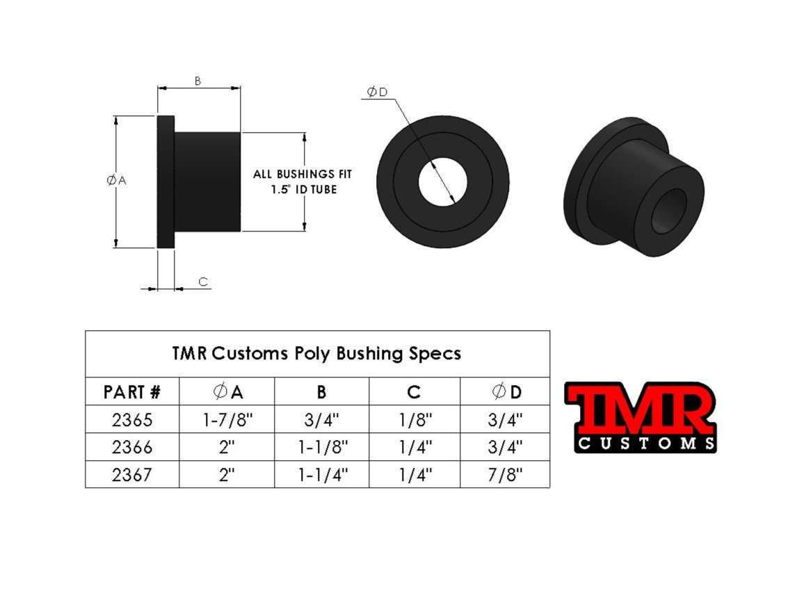 Polyurethane Bushings - Custom Poly Bushings – TMR Customs