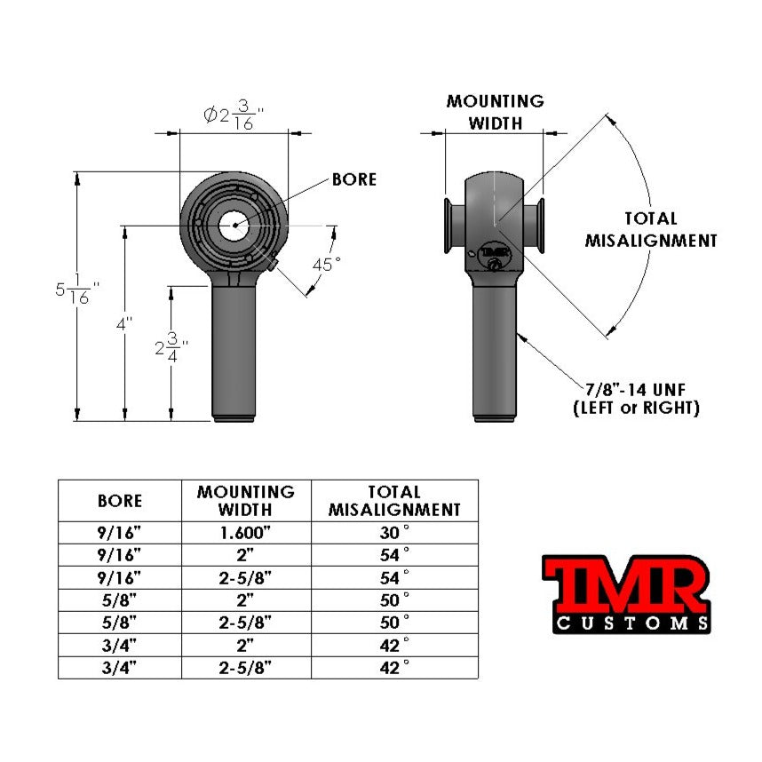 Offroad Heim Joints - Heim Joint Kit - Lifetime Heims – TMR Customs
