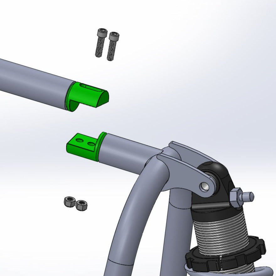 NON Interlocking ID Tube Clamp - Round - TMR Customs