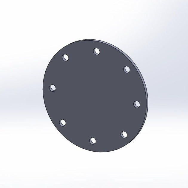Spare Tire Carrier Wheel Mount Plate – TMR Customs