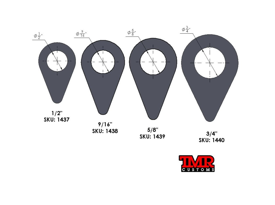 Shock & Suspension Brackets - Mount Tabs – TMR Customs